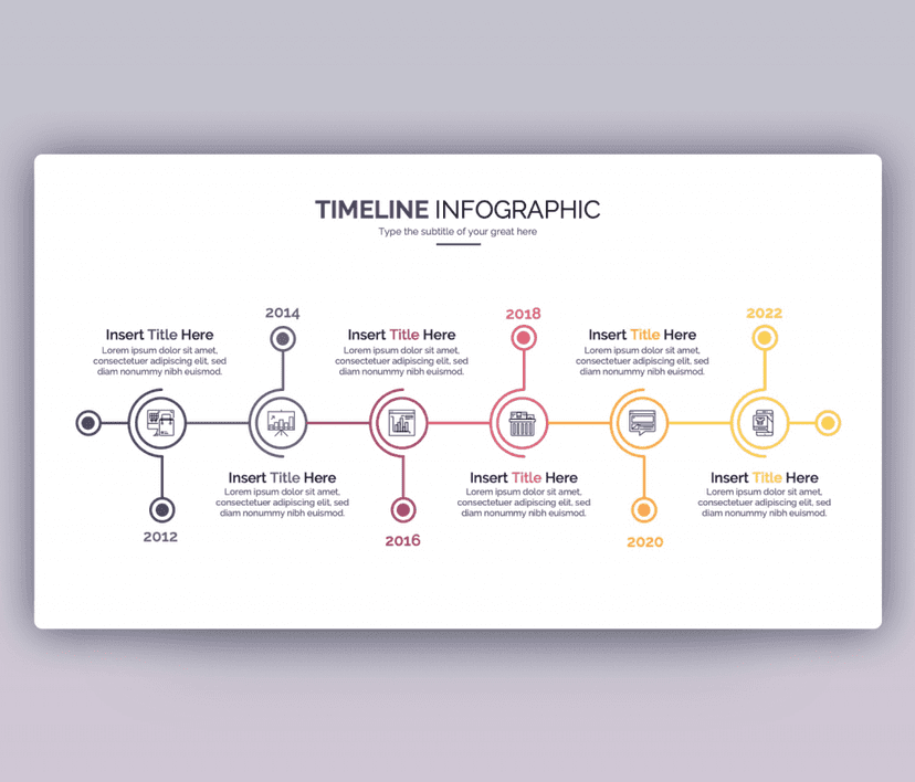 Premast | Timeline Infographic PowerPoint Template