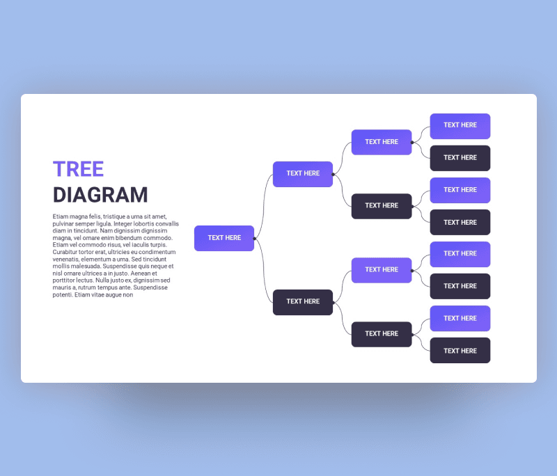 Premast | Free Creative Tree Diagram PowerPoint Template