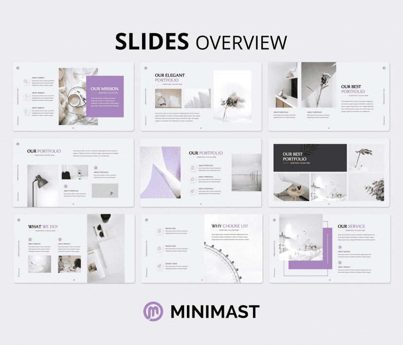 Premast | Minimast - Minimalist Multipurpose PowerPoint Presentation Template