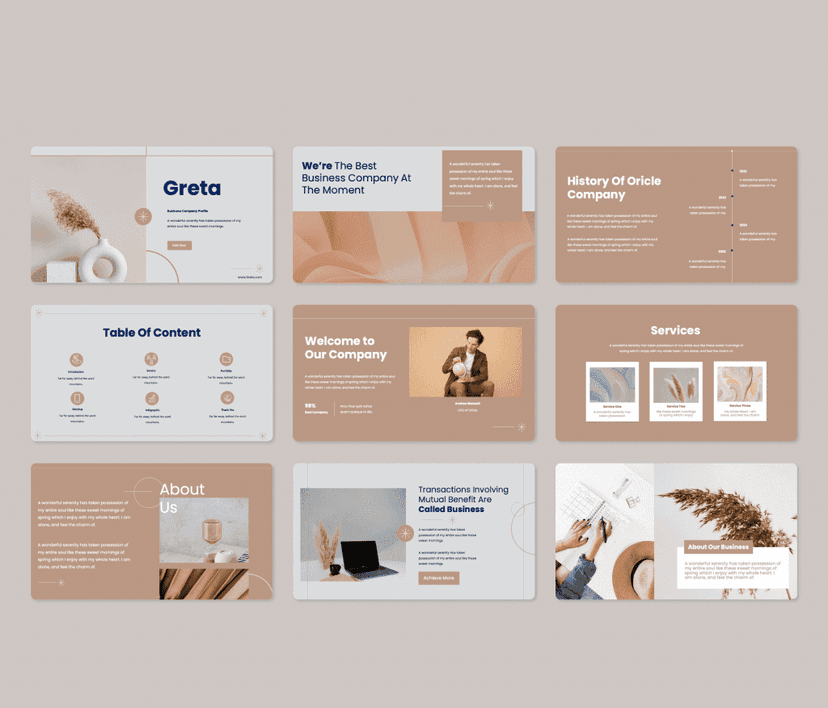 Premast | Greta - Multipurpose Presentation Template